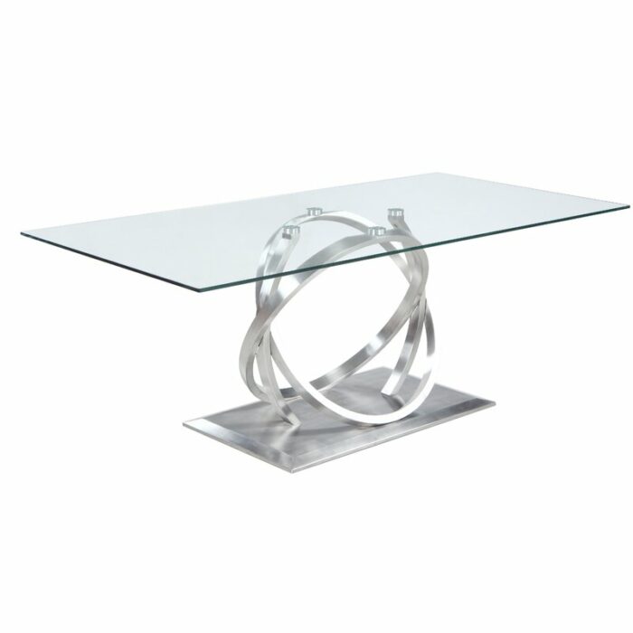 Inox trpezarijski sto 13 - Nameštaj po meri Novi Sad | STIL DEKOR DESIGN